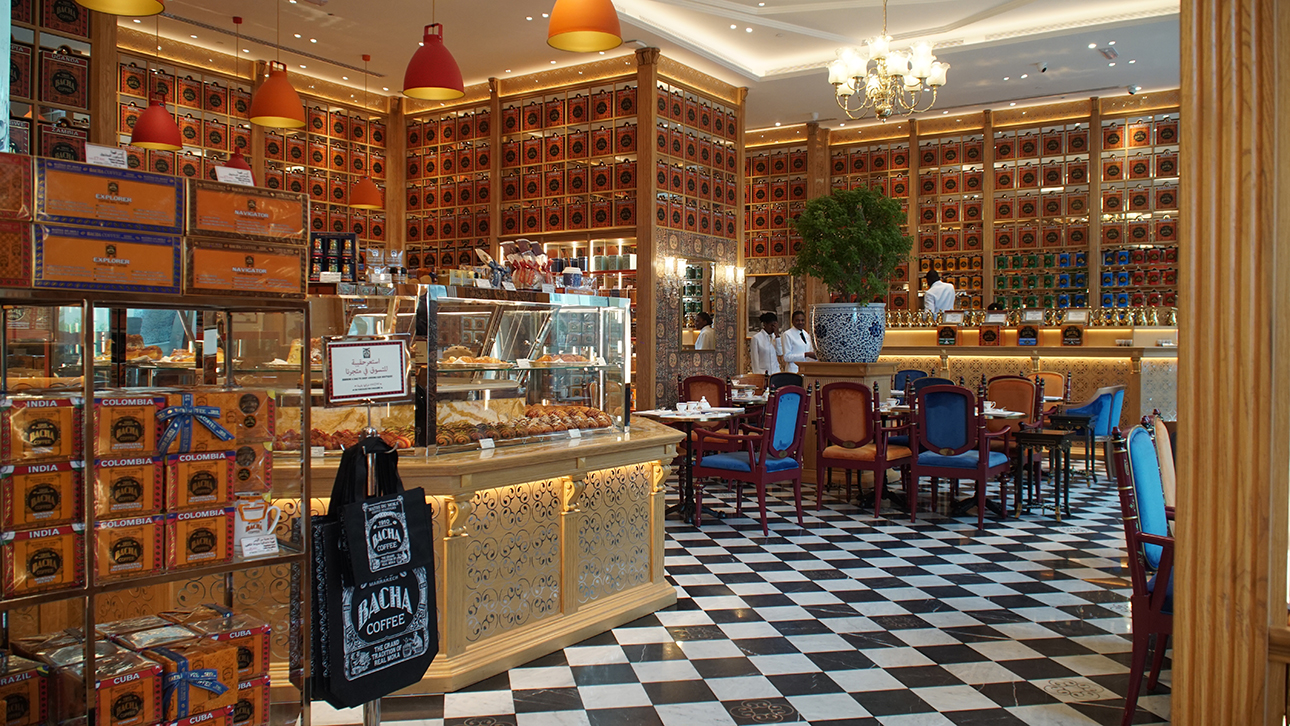 Restaurant Finishes Services: Bacha Coffee | Salhiya Complex