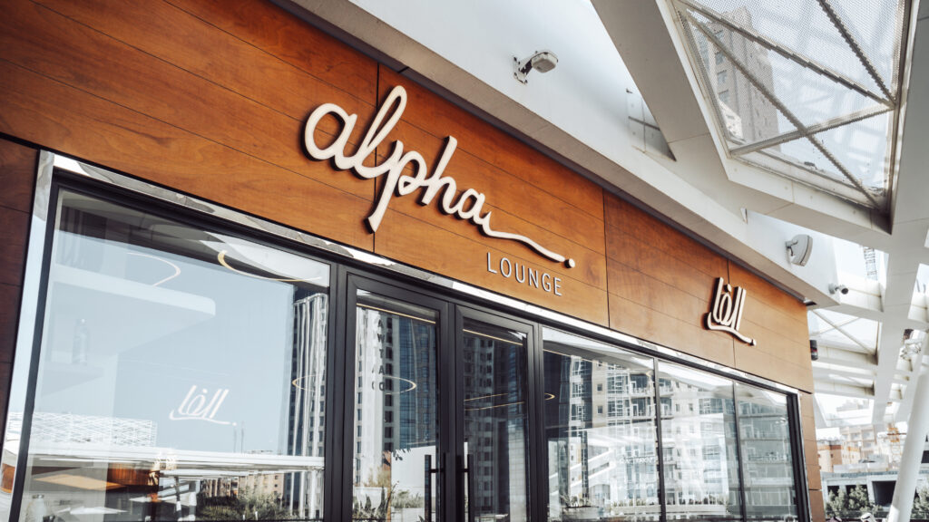 Restaurant Finishes Services: Alpha Lounge | Wafra Seef Mall